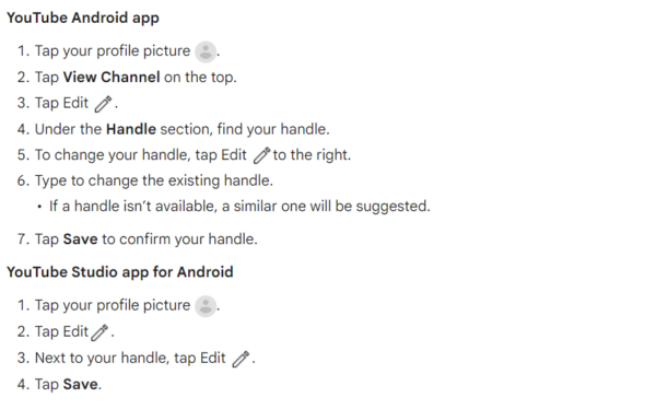 How to Change Youtube Handle (2024 Complete Guide)